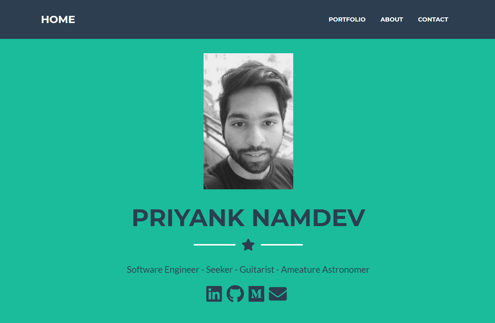 GitHub - priyank001/pn: This is my One-Page Porfolio, which is forked from "BlackrockDigital ...