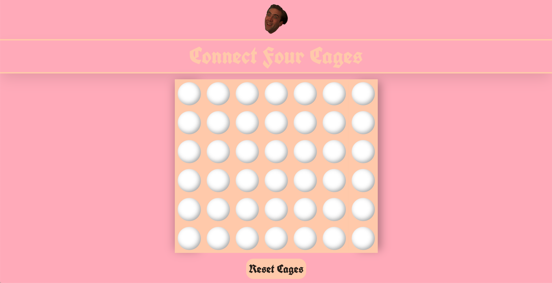 GitHub - videothrone/connect-four-cages: A connect four game utilizing ...