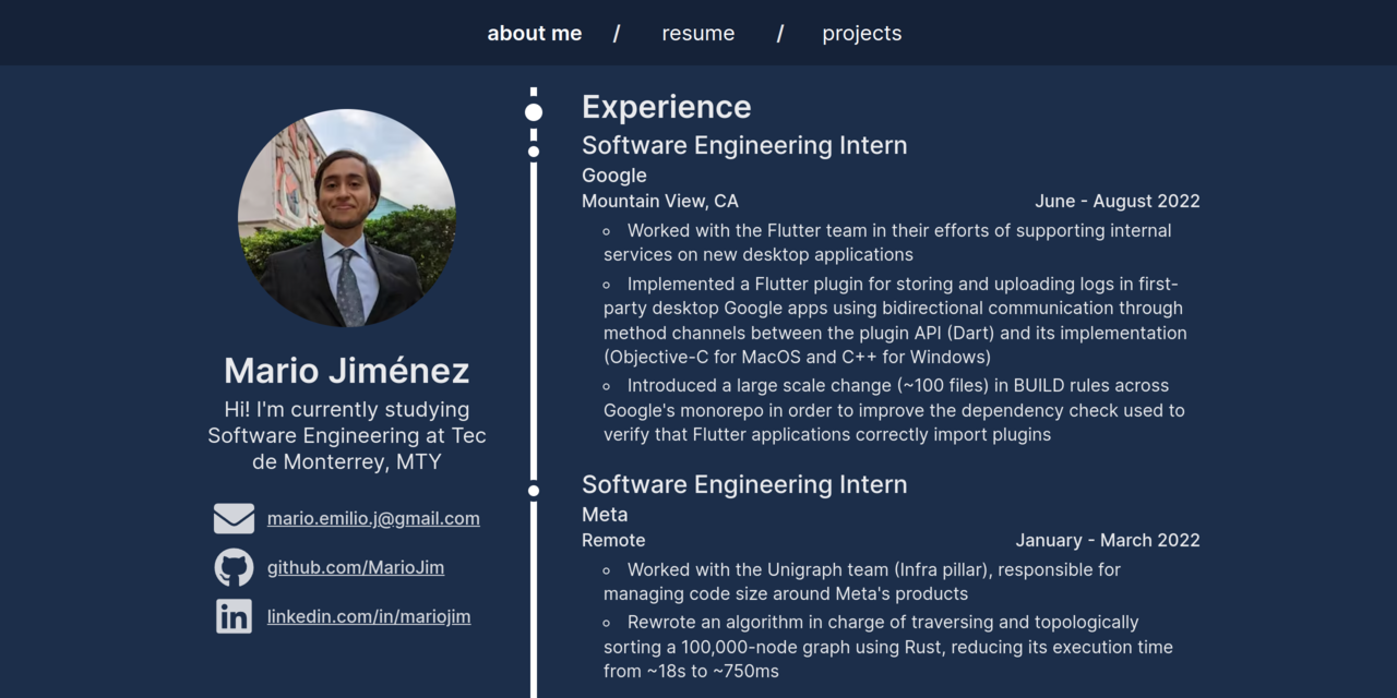 Github Mariojim Mariojim Github Io My Cv