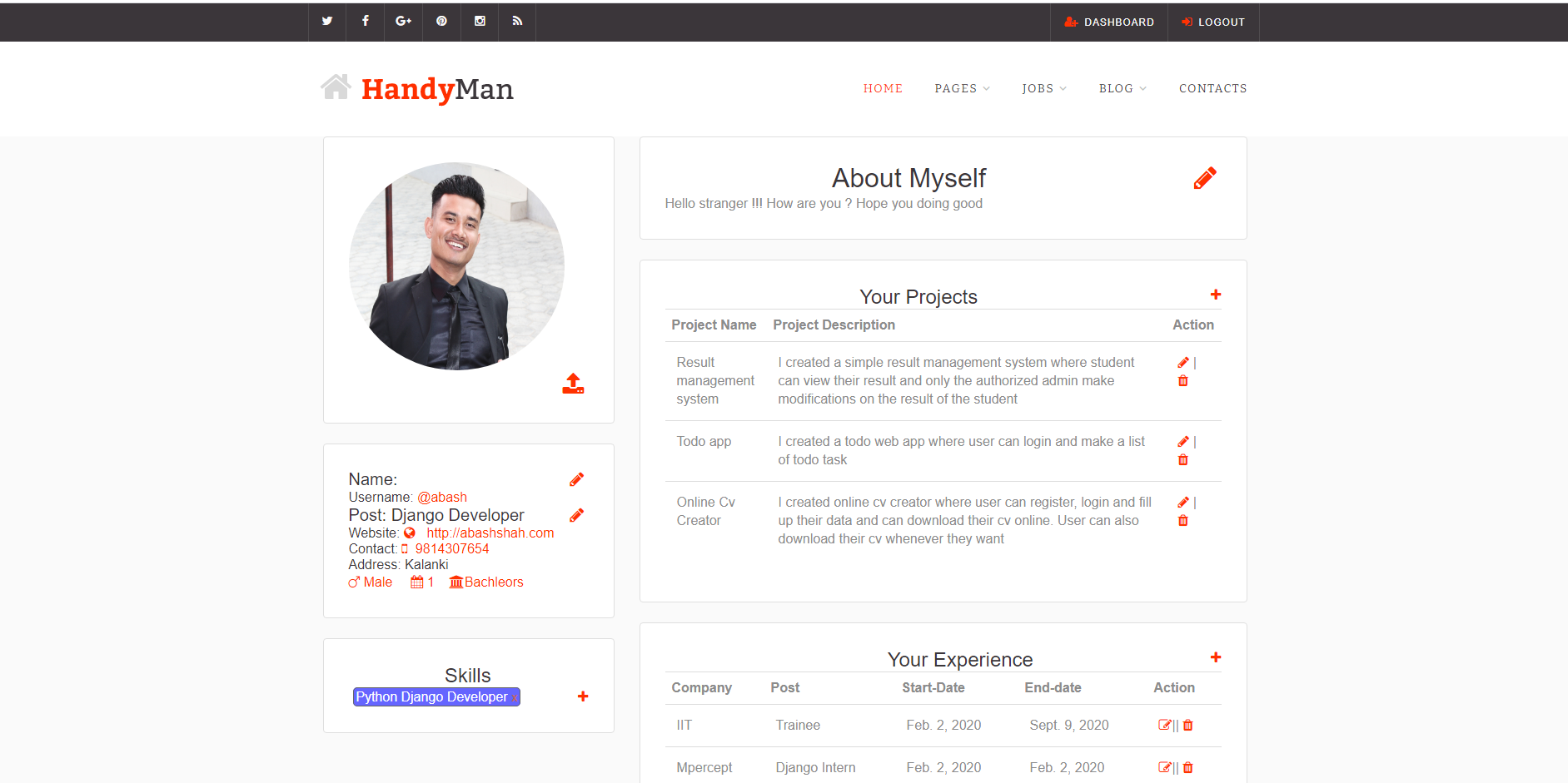 GitHub - a4abash/jobportal: Simple Job Portal with the help of which recruiters can recruit ...