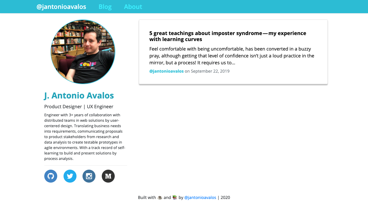 GitHub - jantonioavalos/blogfolio-2019: My old personal blog (2019).