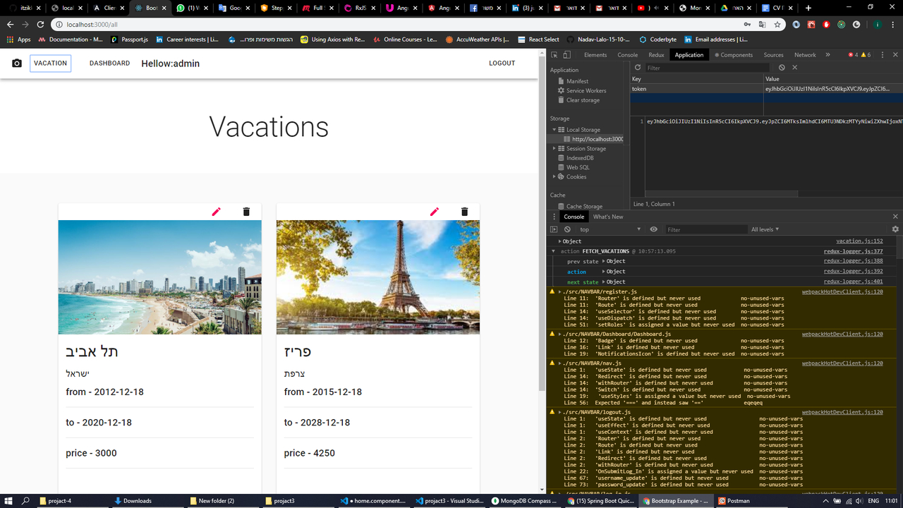 GitHub - itzik-savaia/react-vacations: update
