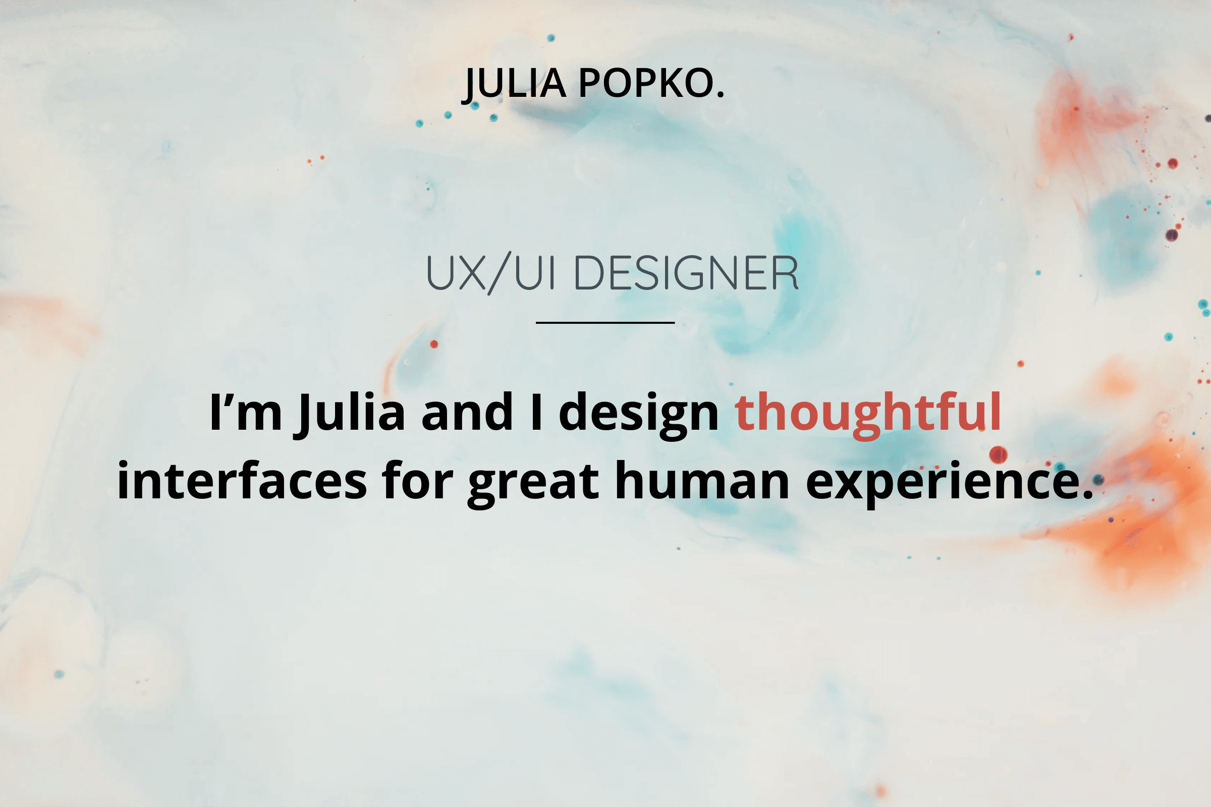 GitHub - julia-popko/julia-popko.github.io: Portfolio Julia Popko