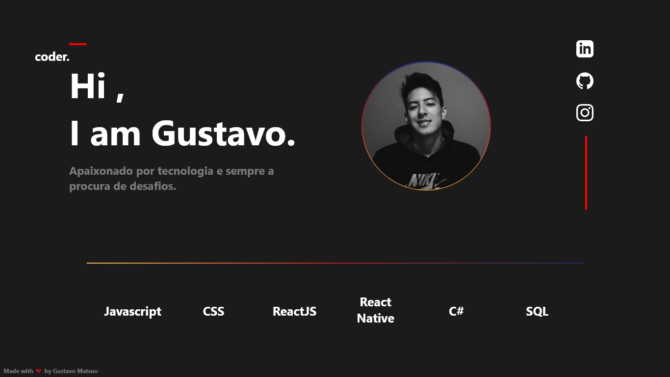 Github Gustavomatsuo Website