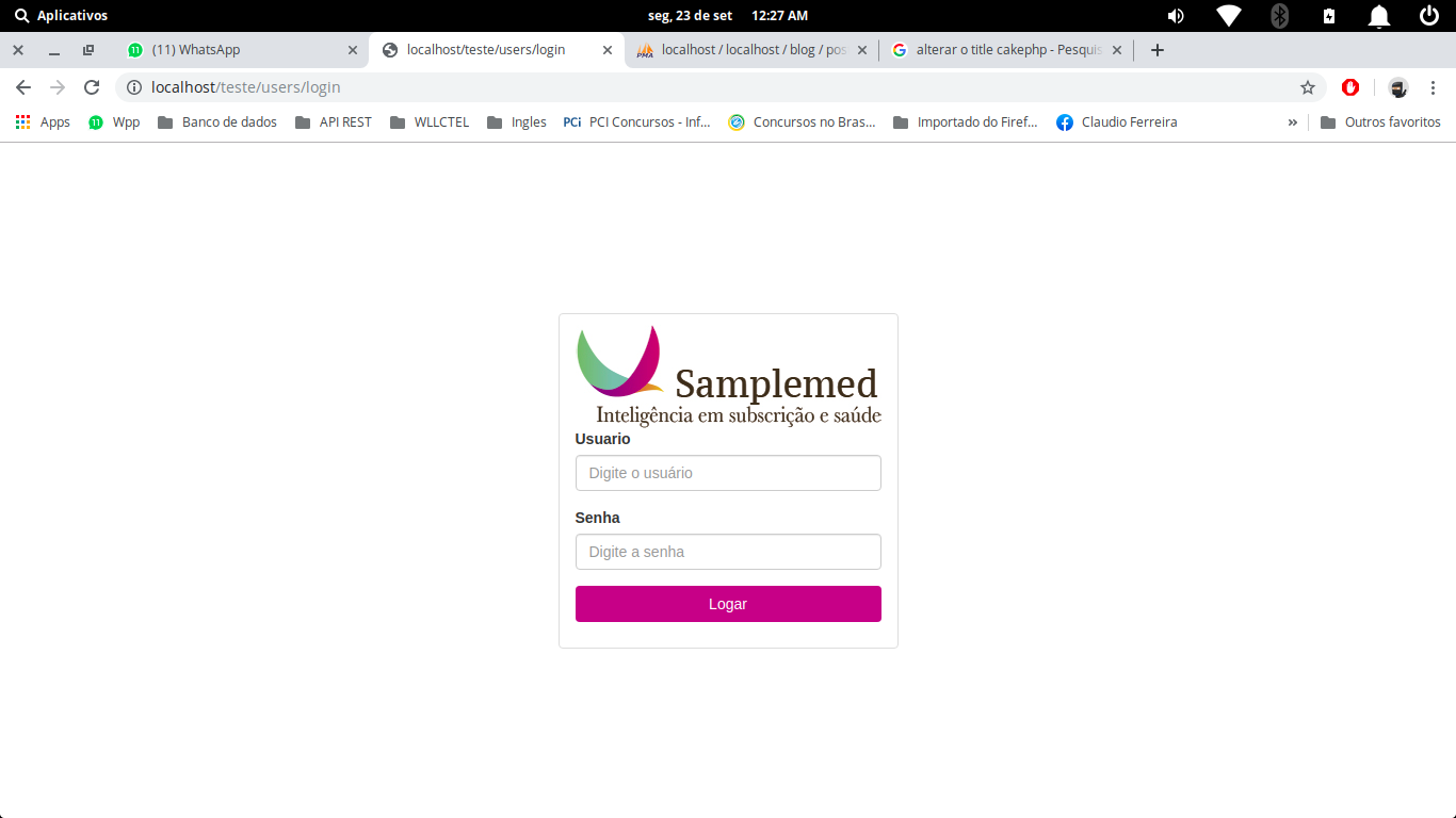 GitHub - luuizhere/blogSample: Blog Samplemed - CakePHP 2.X