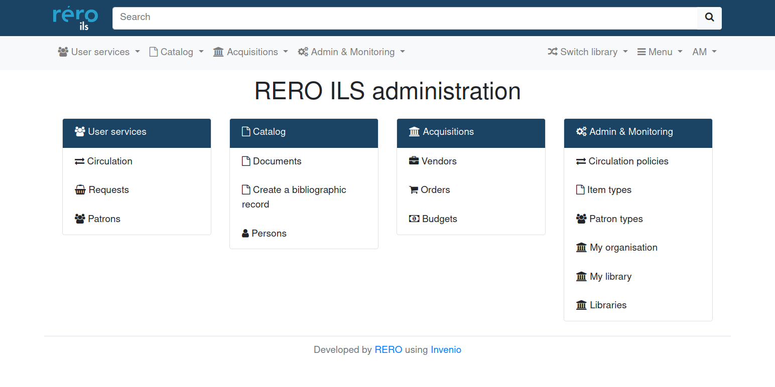 GitHub - rero/rero-ils-ui: User interface for RERO integrated library system (RERO ILS).