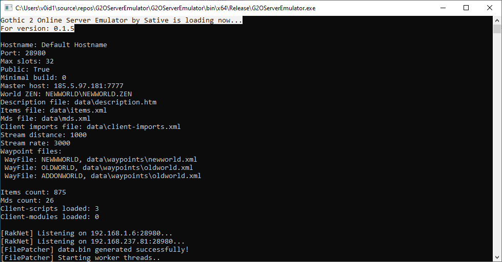 GitHub - V0ID1337x/Gothic2OnlineServerEmu: An C# server-emulator app ...