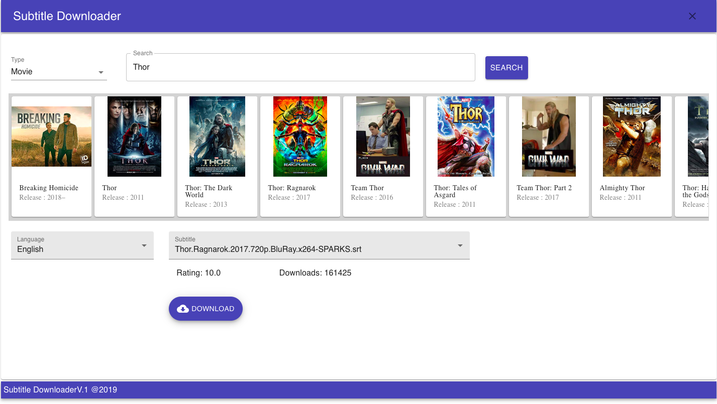 GitHub - vikash423q/Subtitle-Downloader: A web app created using react and redux to download ...