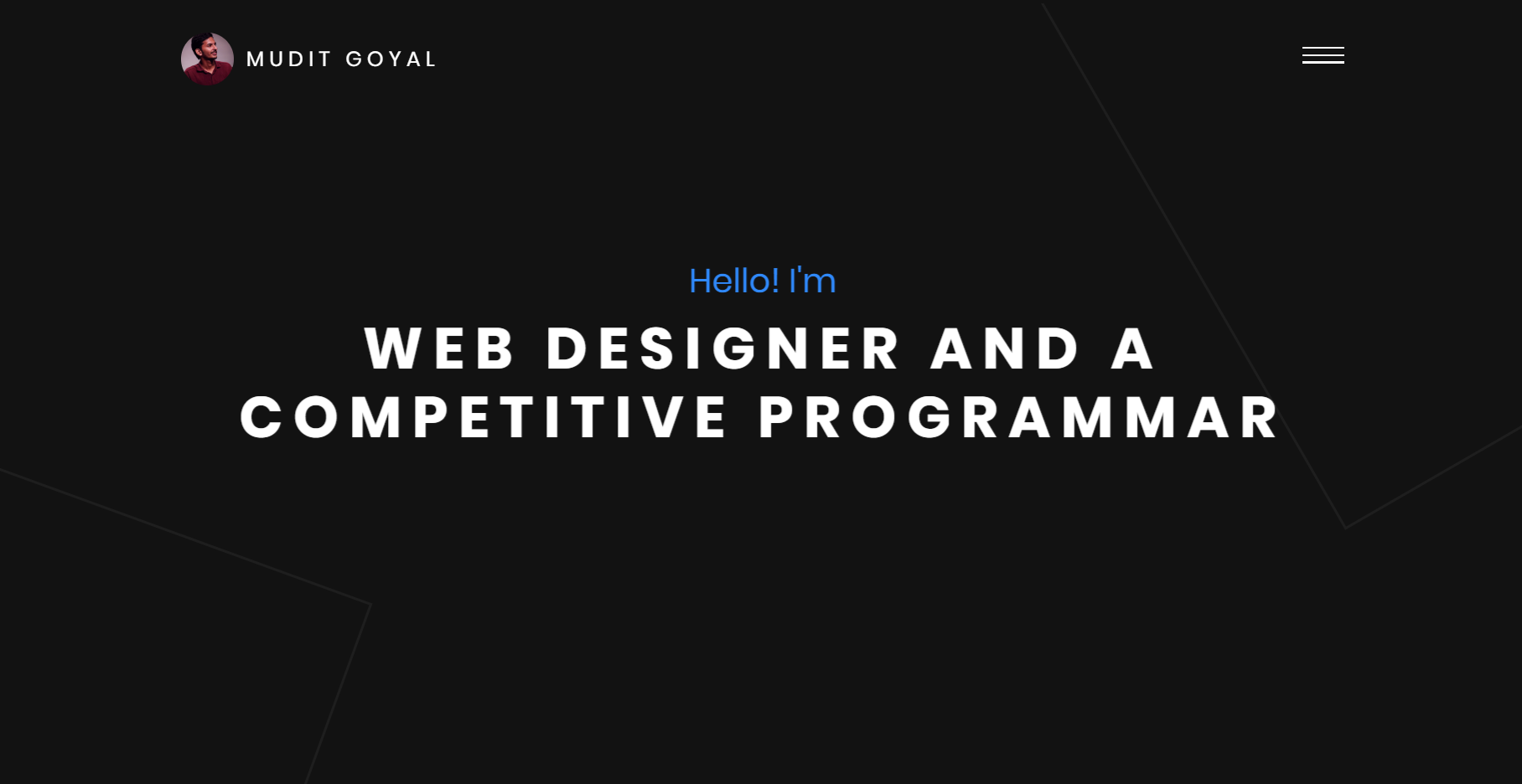 GitHub - hackstreetguy/Basic-Portfolio: This is my portfolio by using ...