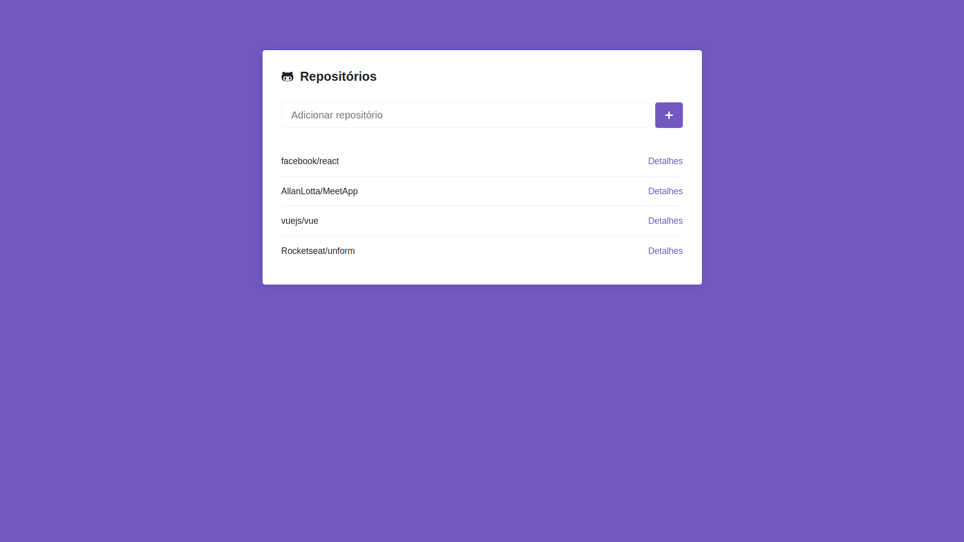 Github Allanlottareactjs Github Api A Reactjs Aplication To Get