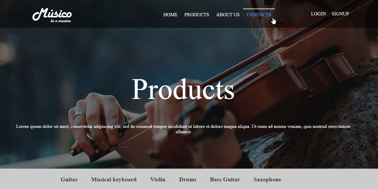 GitHub - SumanOfficial/Music-Store: Simple Html, css based website