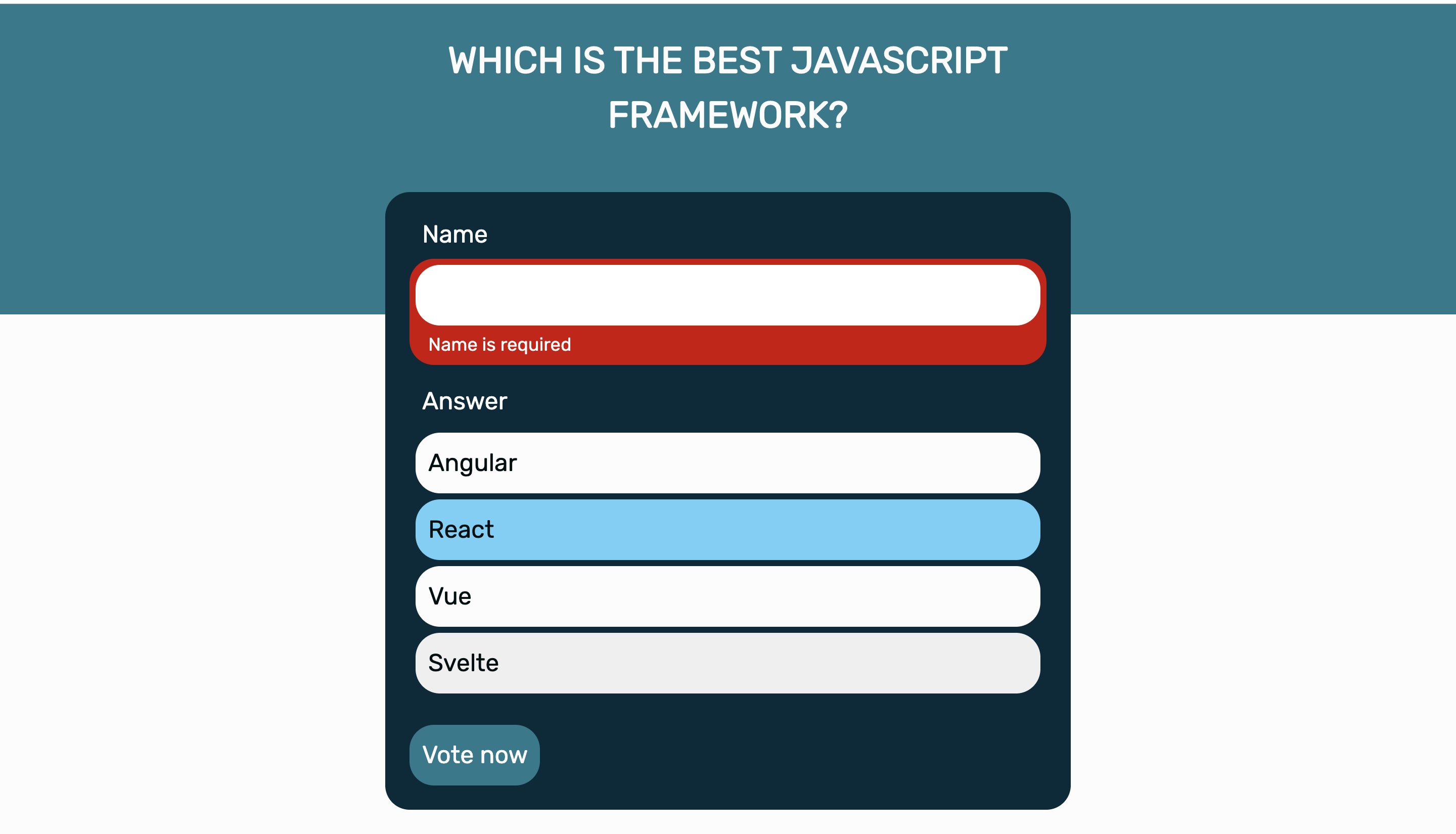 GitHub - MattCrouch/formik-tutorial: Formik tutorial for Net magazine
