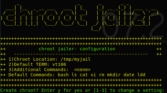 GitHub - AdamDanischewski/chrootjailer: Bash shell based chroot jail ...