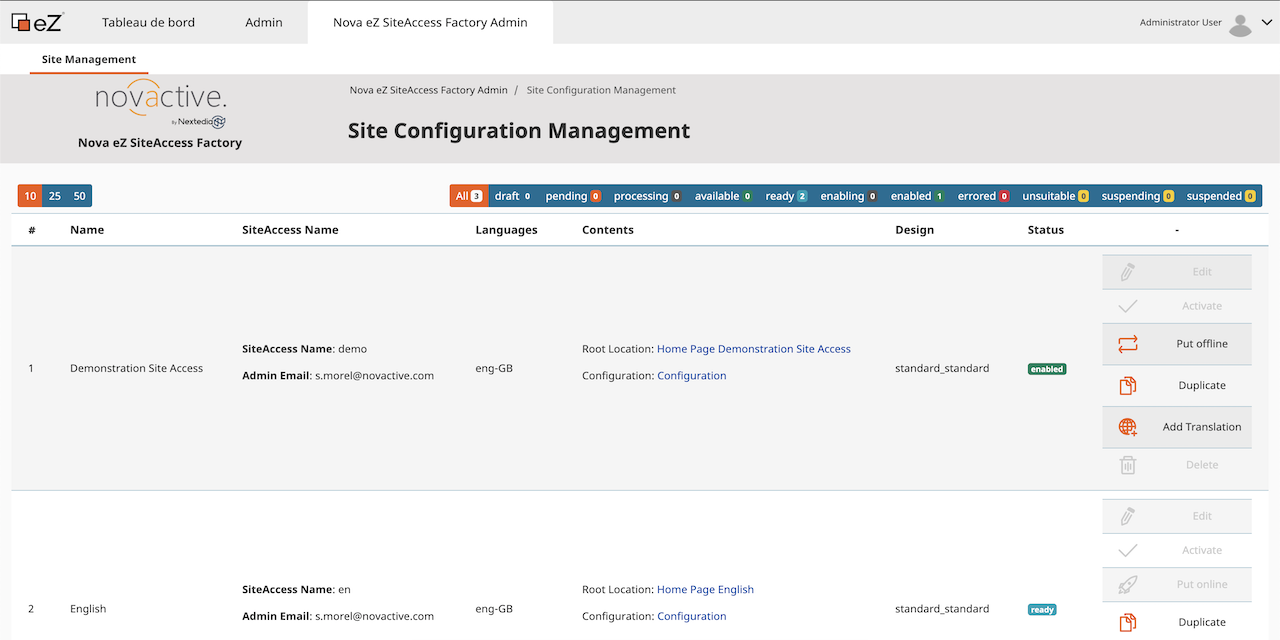 GitHub - Novactive/NovaeZSiteAccessFactoryBundle: eZ Platform SiteAccess Factory Bundle: A ...