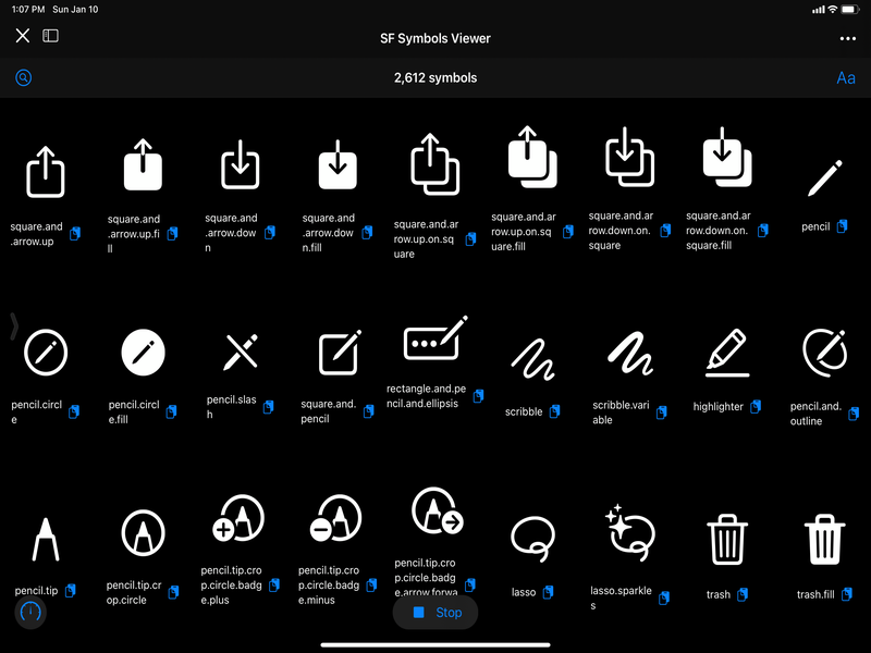 GitHub - kkebo/SF-Symbols-Viewer: An SF Symbols Viewer for Swift Playgrounds on iPadOS