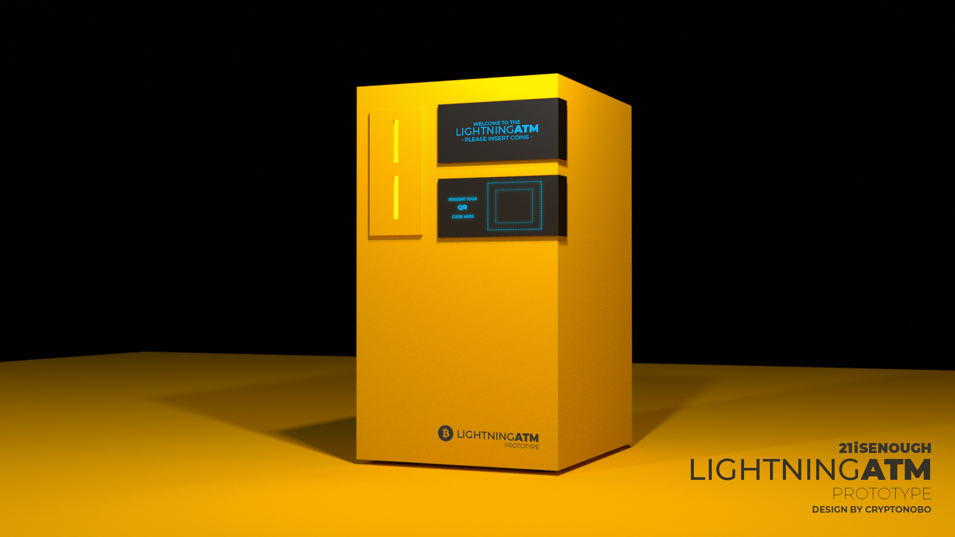 GitHub - cryptonobo/21isenough-Lightning-ATM-Design: 21isenough ...