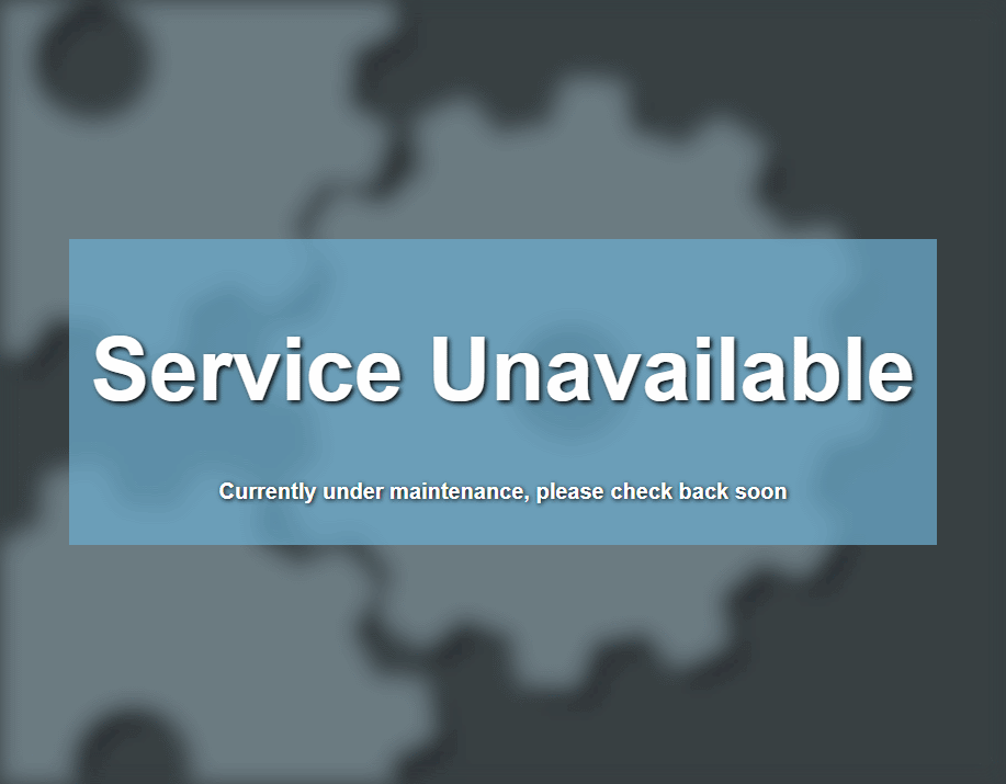 GitHub - fabricev/maintenance-page: A standalone lightweight HTML/SVG ...