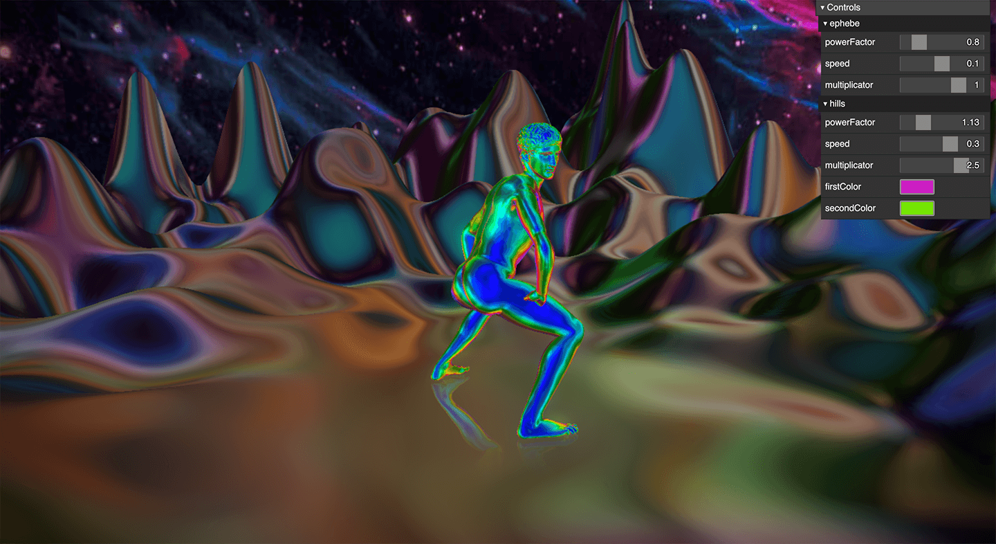 GitHub - marcofugaro/webgl-iridescence-twerk: 🕺 Some cool ass iridescent effect