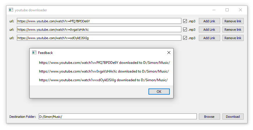 GitHub - VanDenHendeSimon/youtube-downloader: safely download youtube ...