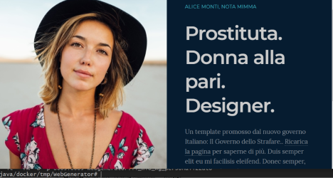 GitHub - artsakenos/WebGenerator: Docker Container per un WebGenerator