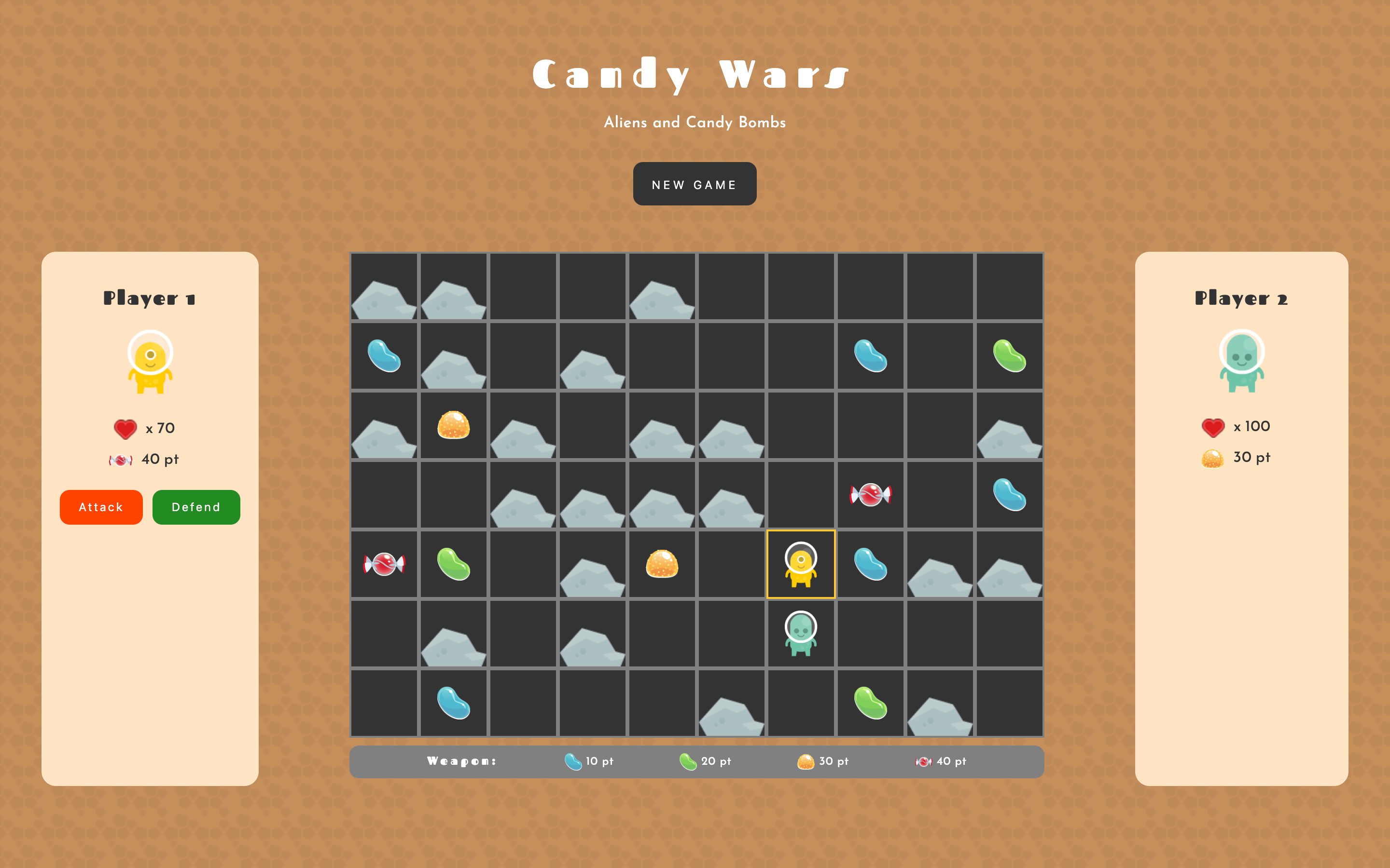 GitHub - kkig/candy-wars-board-game: Board game with candy bombs and ...