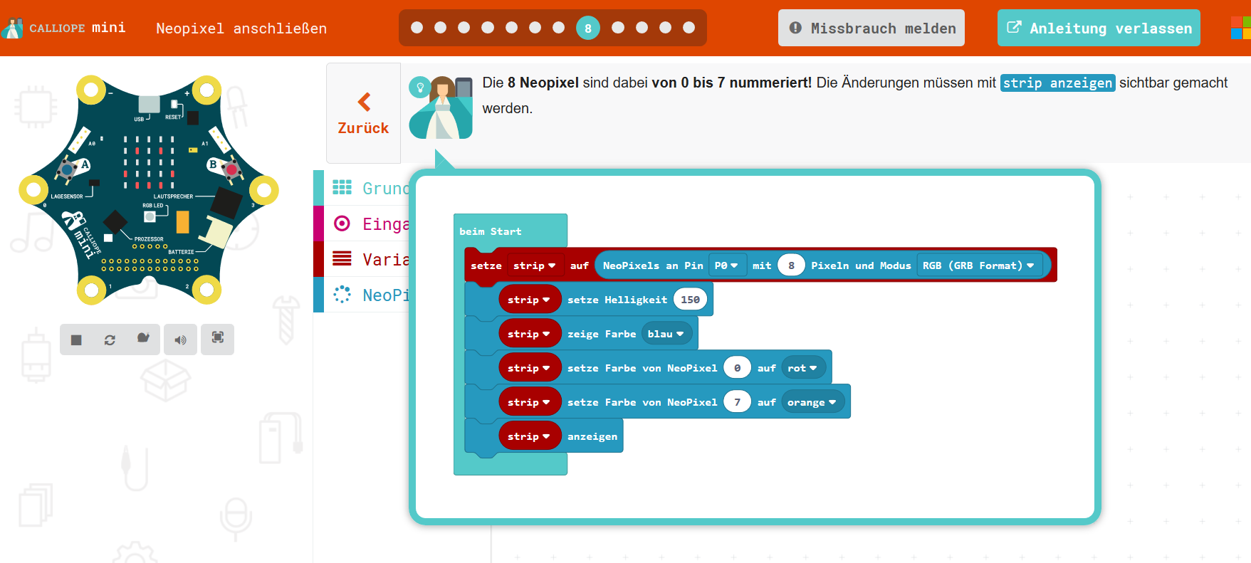 GitHub - MKleinSB/pxt-Neopixeltutorial