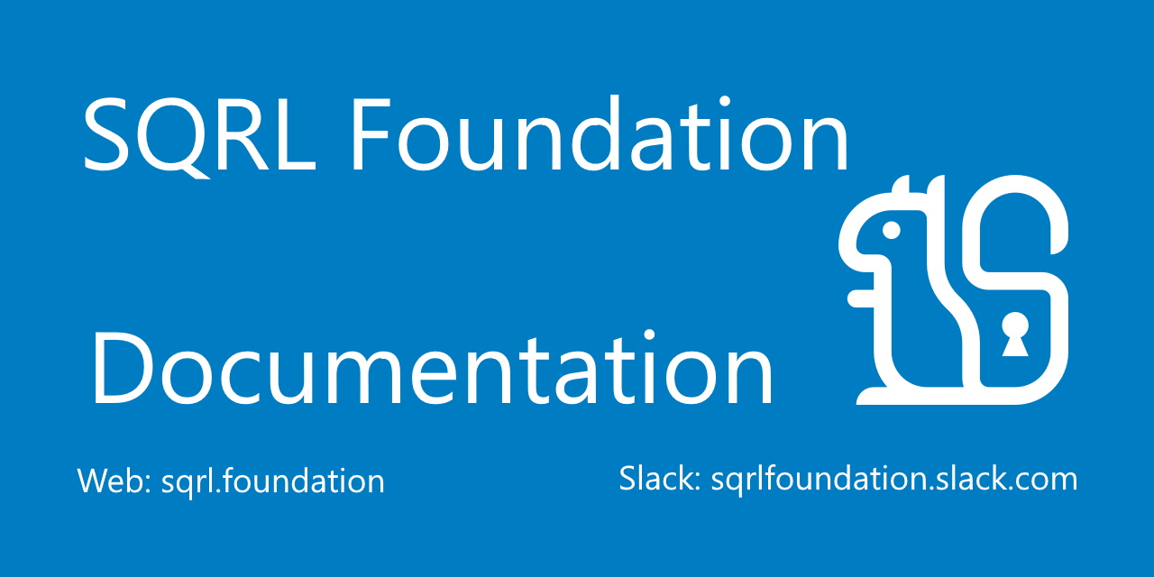 GitHub - sqrldev/SQRL-Documentation: This is the OpenSource ...