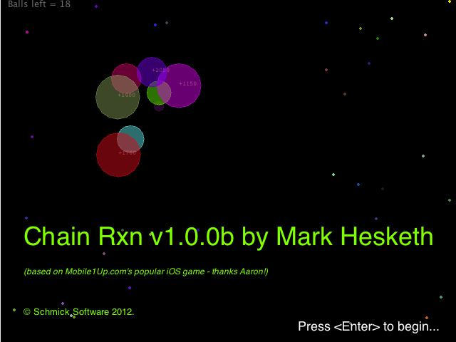 GitHub - mesketh/chainrxn: Chain Reaction clone in java.