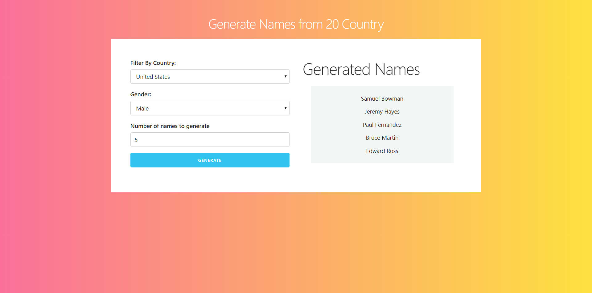 GitHub - mohammedyouness/Names-Generator: A random names generator from ...