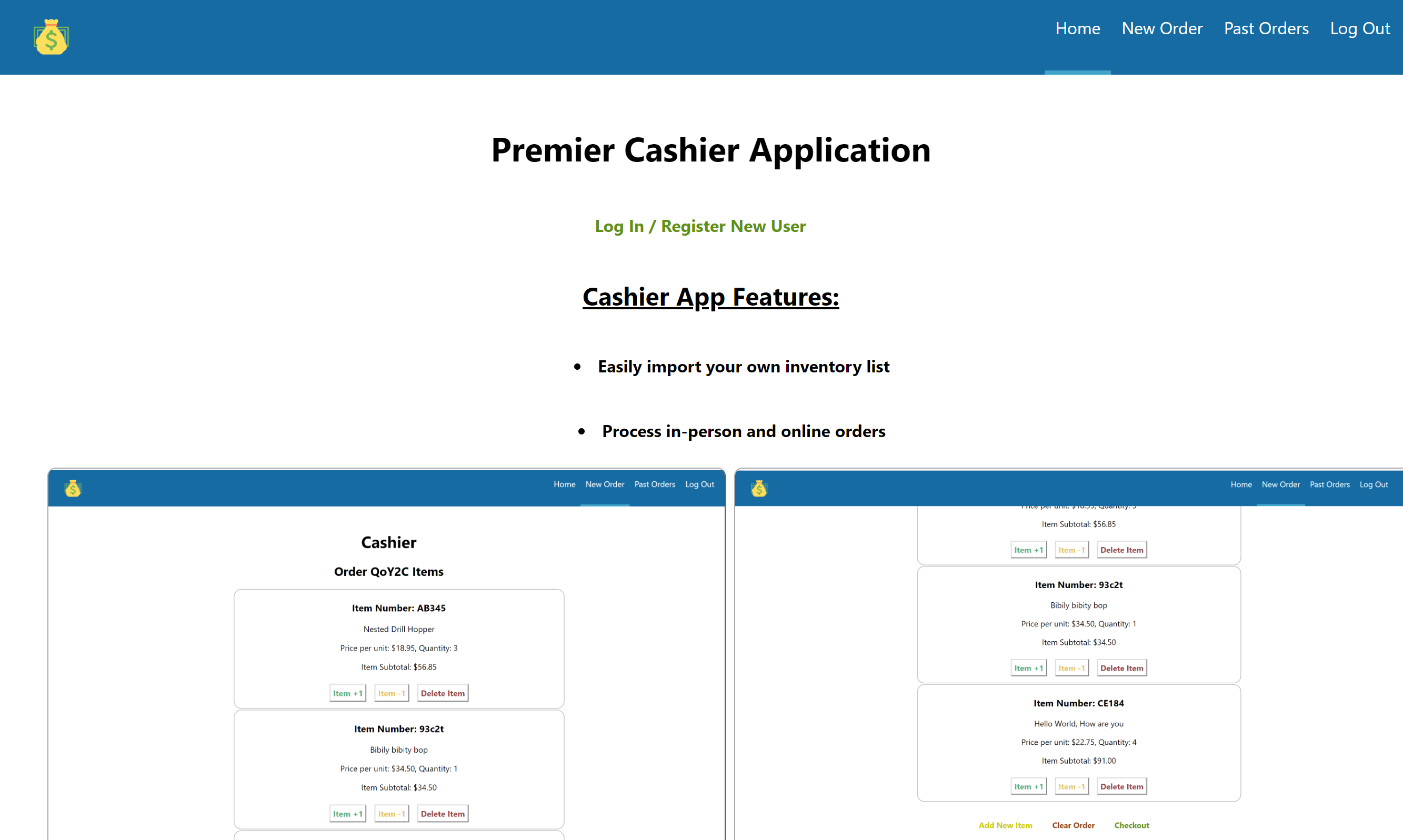GitHub - bioprogram1316/cashier-app: Cashier application created with ...