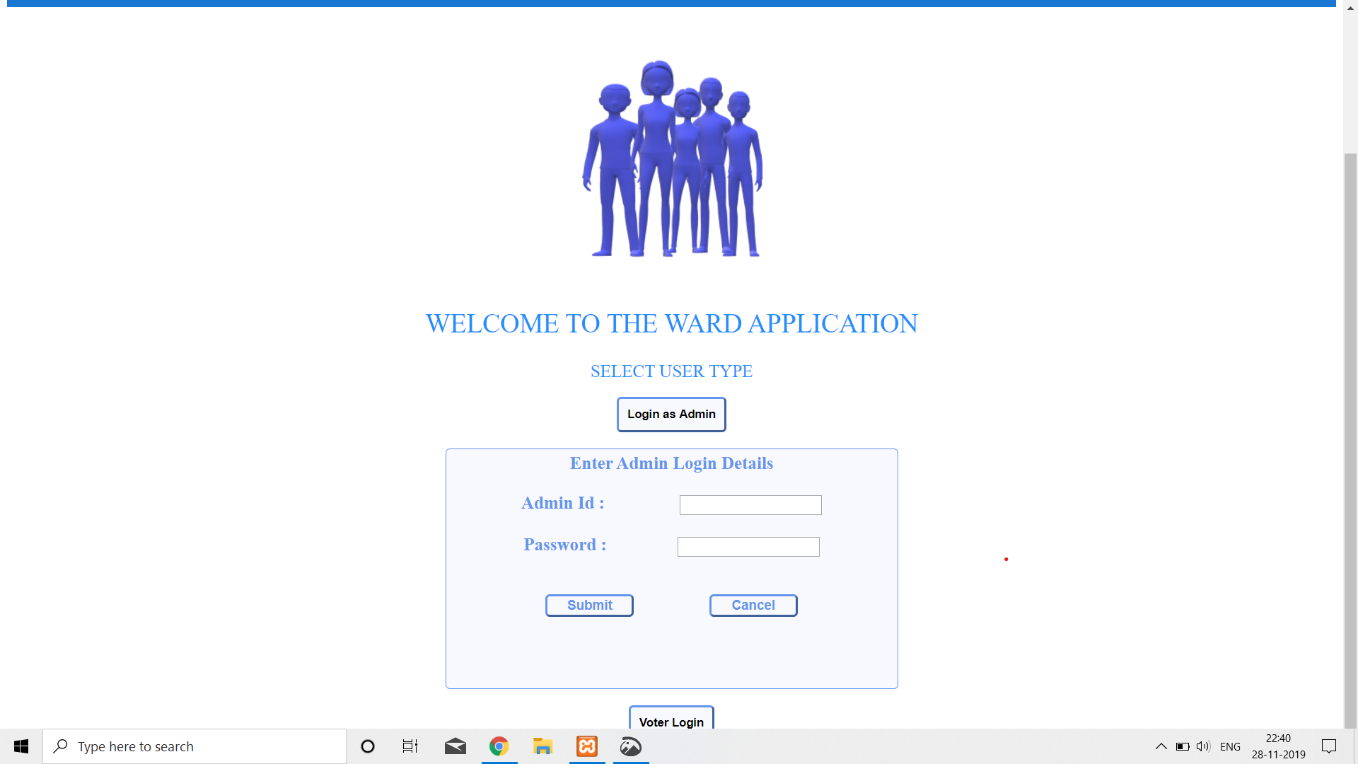 GitHub - Lavanya-C/DMBS-project-Ward-Application: 5th sem project