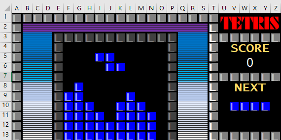 GitHub - dhesse84/tetris: tetris for excel