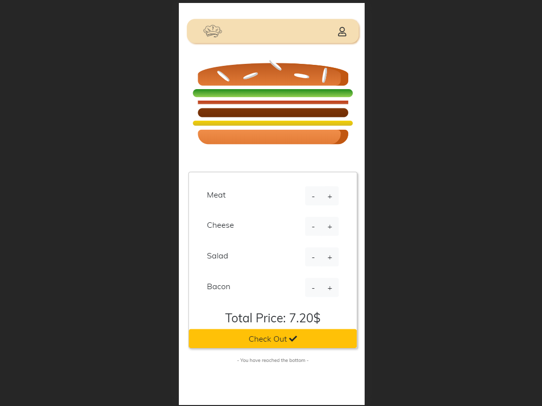 GitHub - JunboJ/burgerbuilder-react: Customise and order your burger!