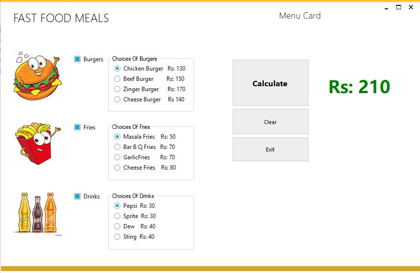 GitHub - tariqubit/MenuCard-: A simple Menu Card Application for Fast ...