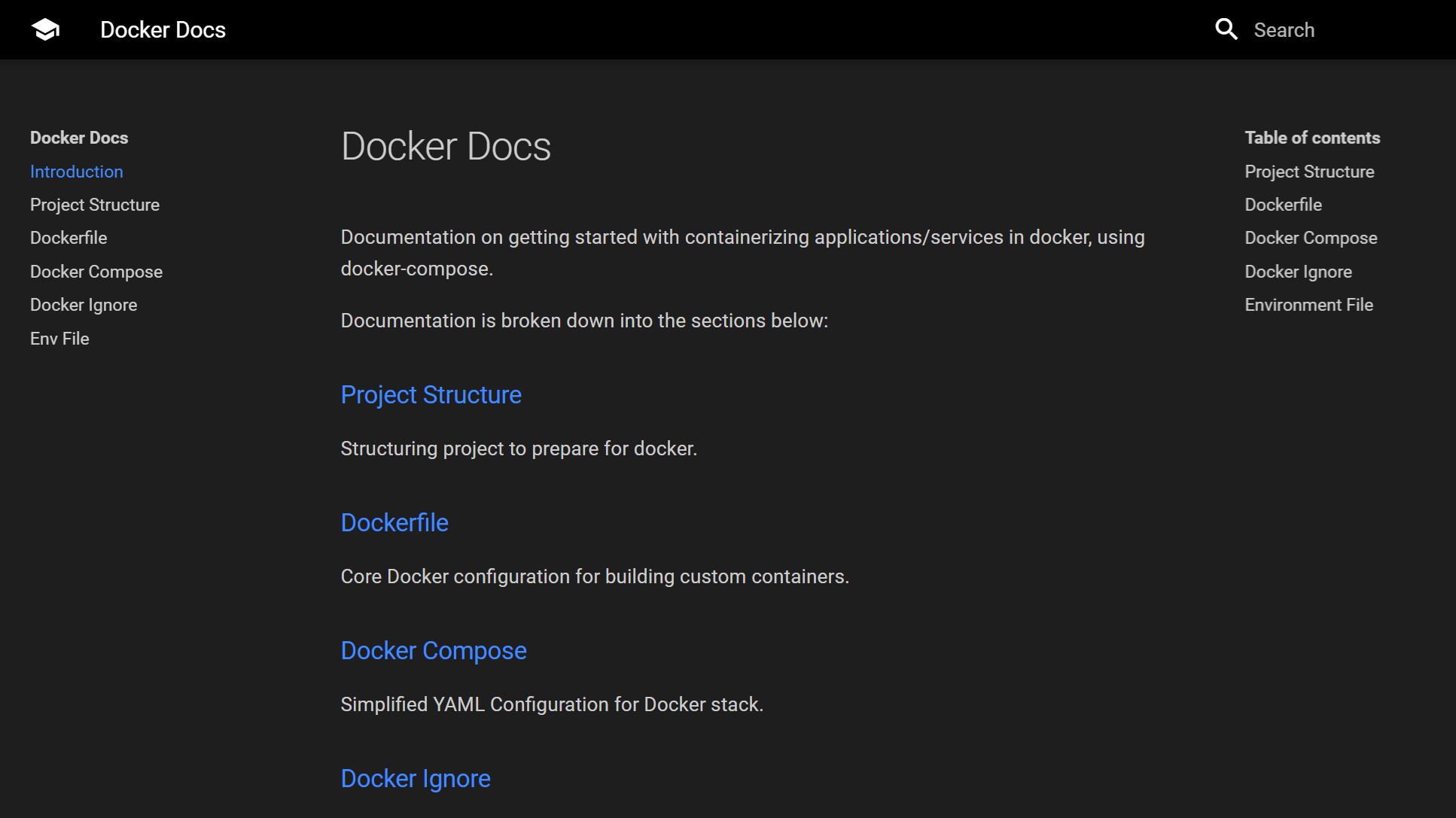 GitHub - cryocaustik/docker-docs