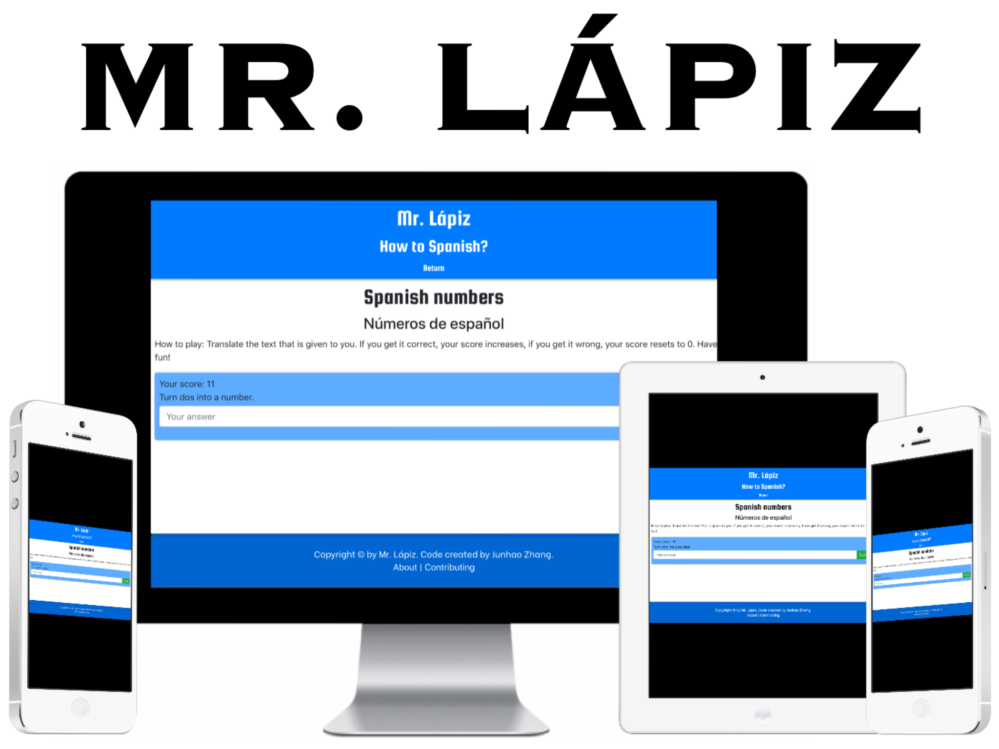 GitHub - mrlapizgithub/Mr-Lapiz: Mr. Lápiz teaches you spanish!