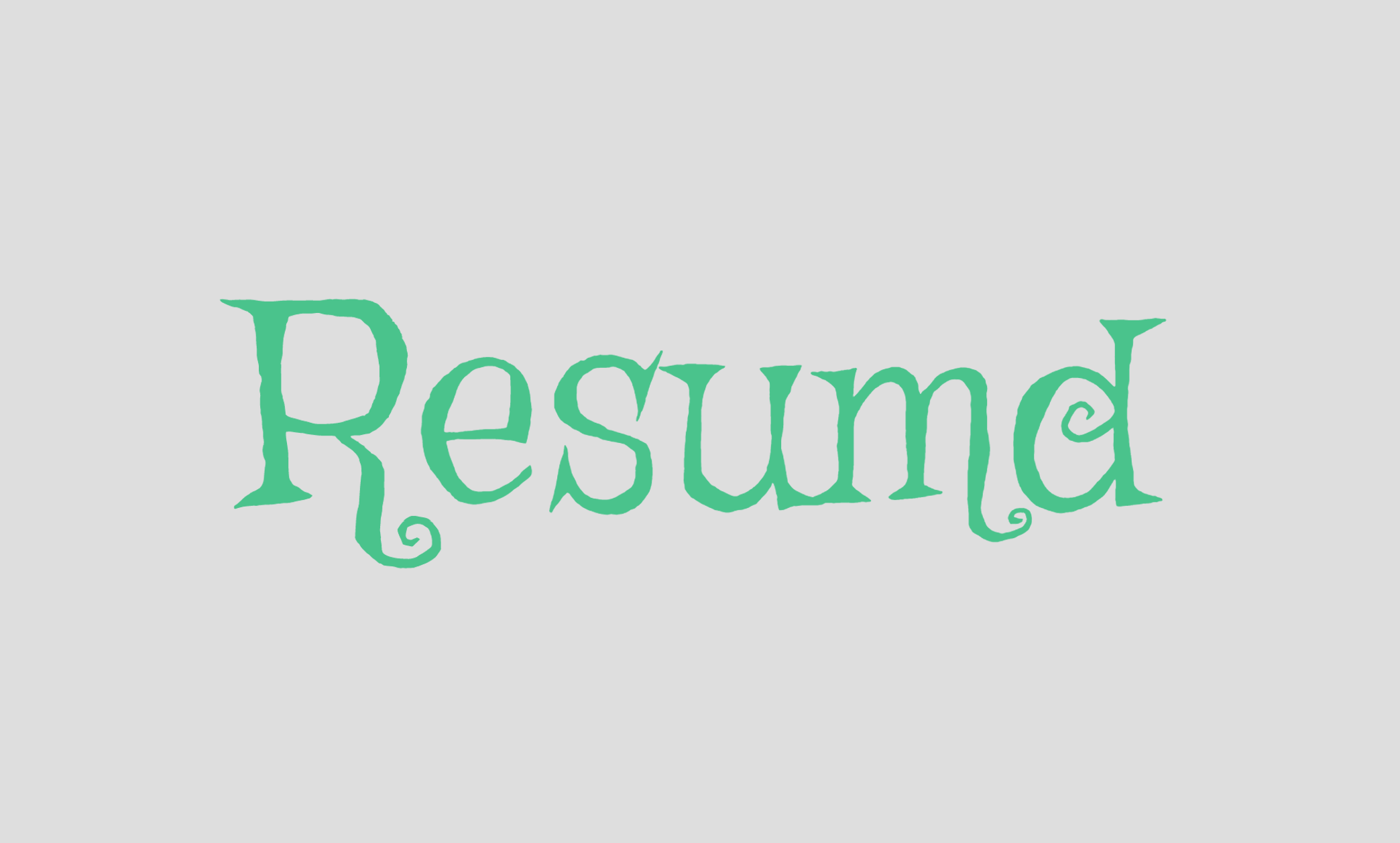 GitHub - timqian/resumd: Write resume with markdown