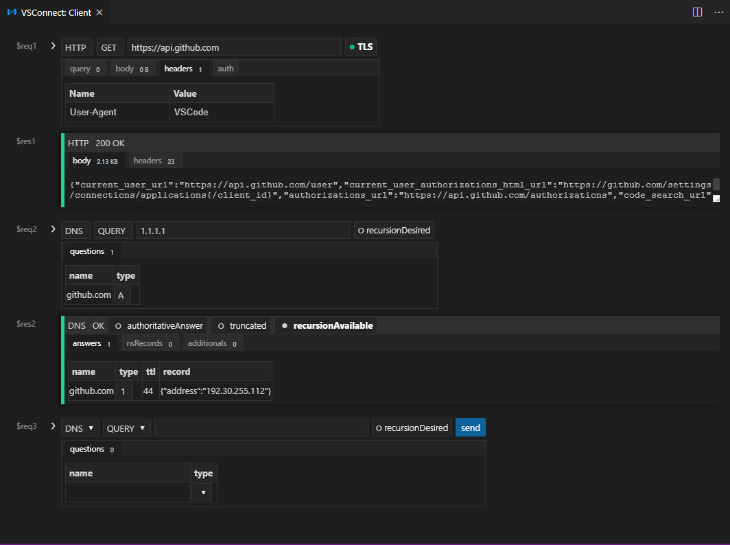 GitHub - jcoc611/vsconnect: The ultimate network client for VSCode