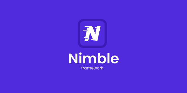 GitHub - ericferreira1992/nimble: Nimble is a TypeScript framework ...