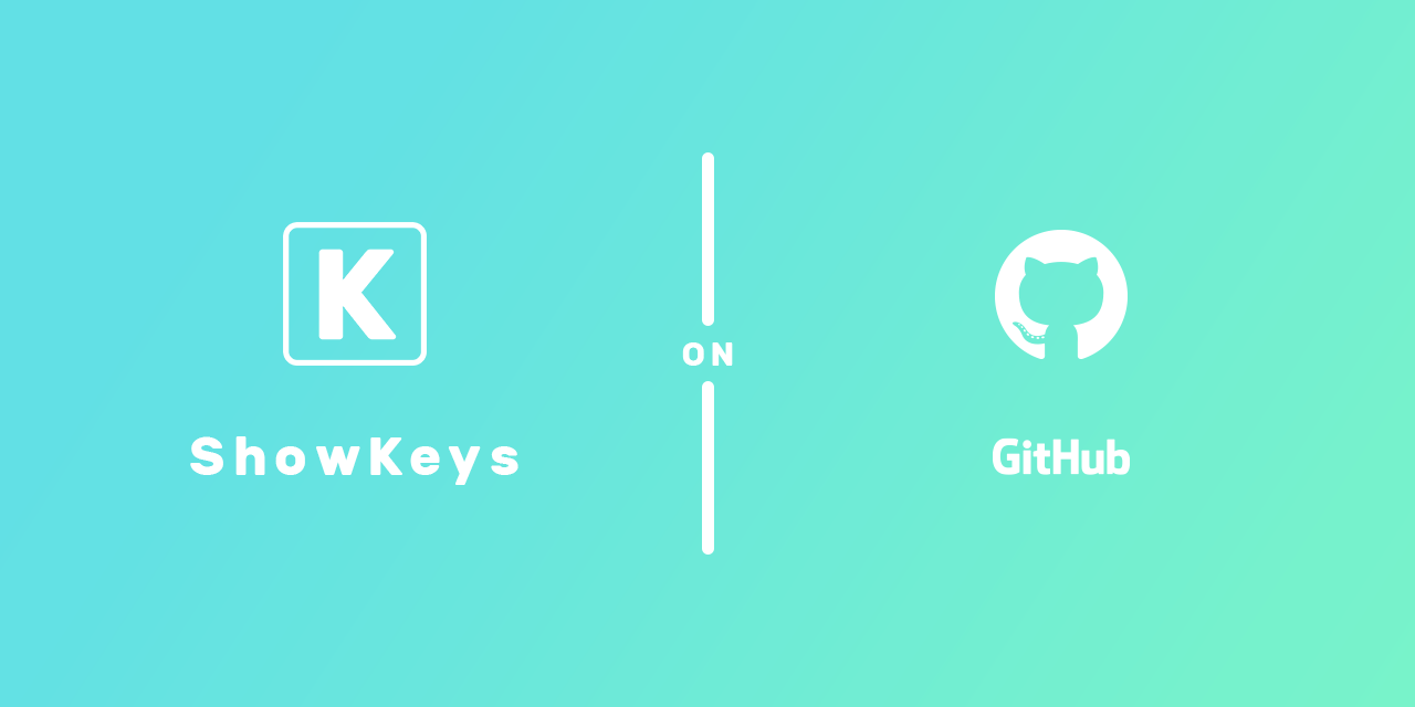 GitHub - mariojacob/showkeys: You can easily output shortcuts with this ...