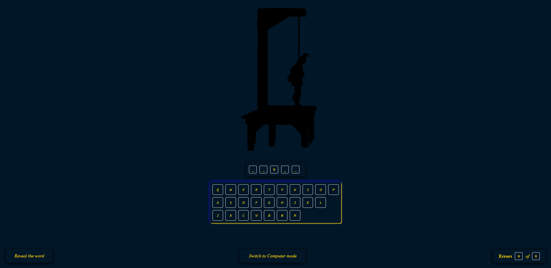 GitHub - Rolanddoda/hangman-game: A simple hangman-game built with vue.js