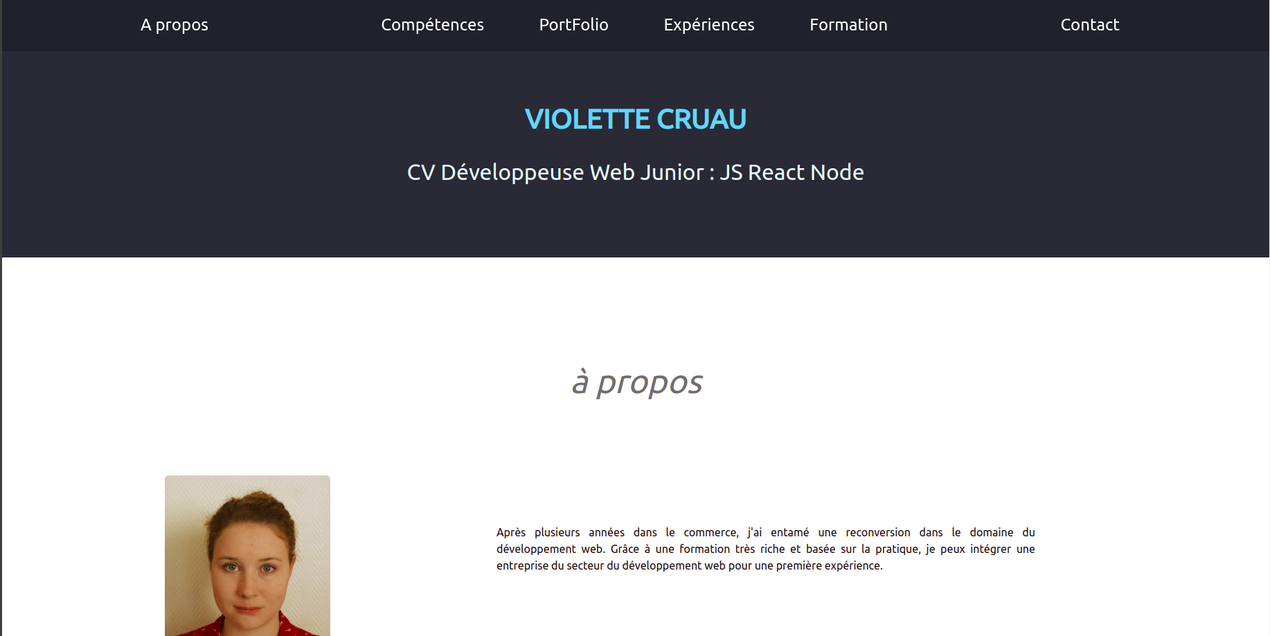 GitHub - violettecr/cv: 01/2020, CV CR. Violette