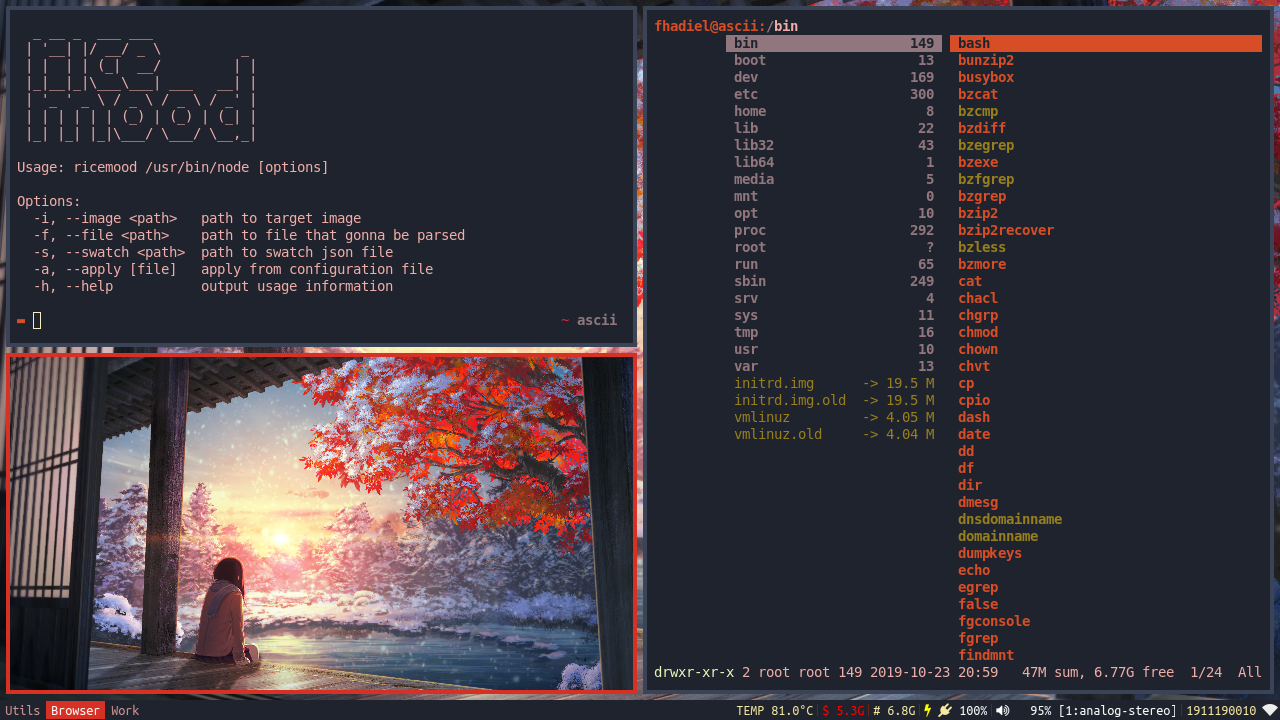 GitHub - f0x48/ricemood: Fully customizable unix color schemer