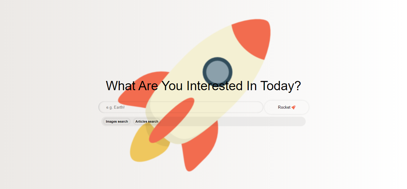 GitHub - MHamdy71/Rocket: Simple search engine depends on (Unsplash ...