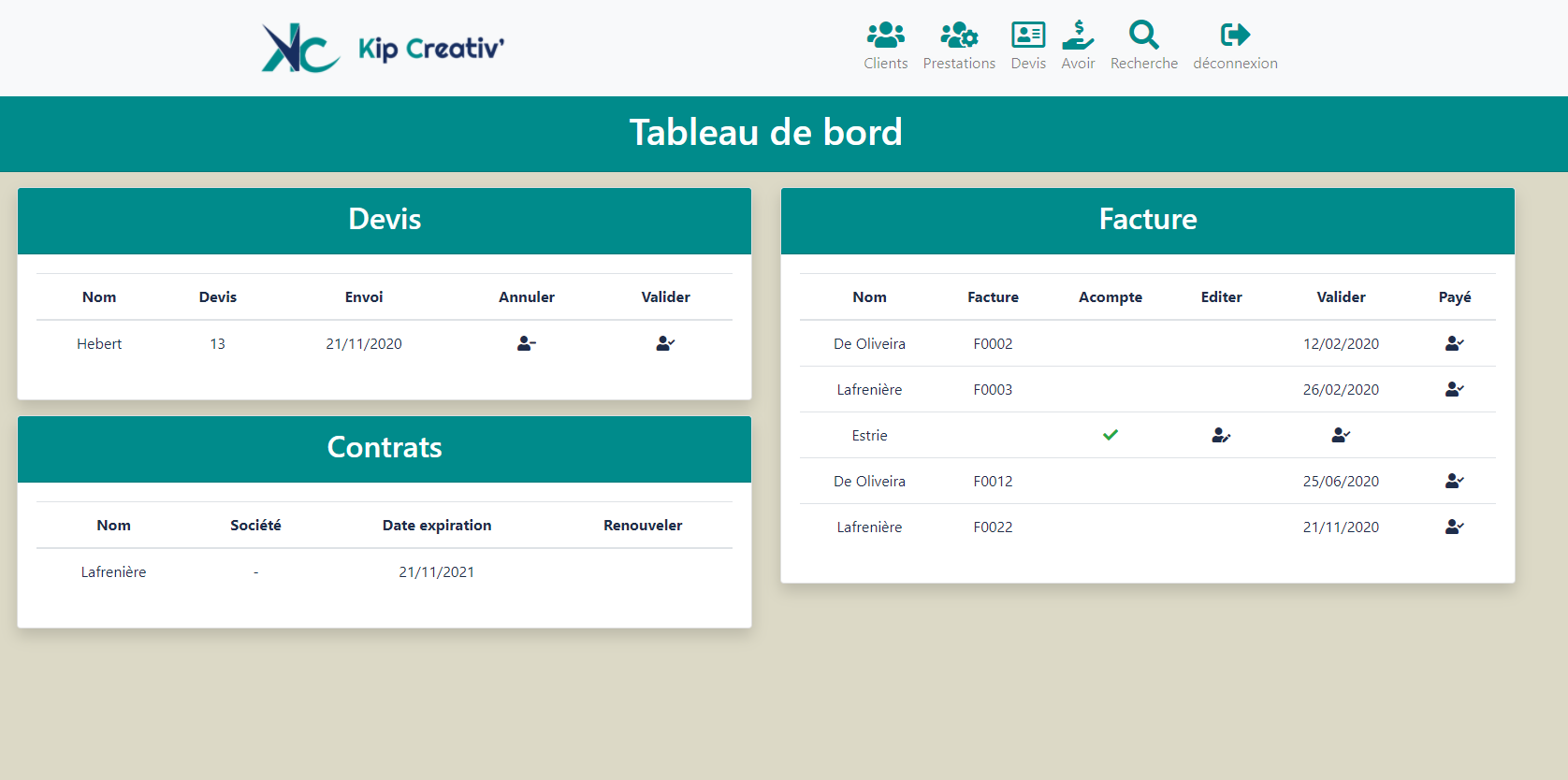 GitHub - SernaR/facturier: Application de gestion de facturation ...