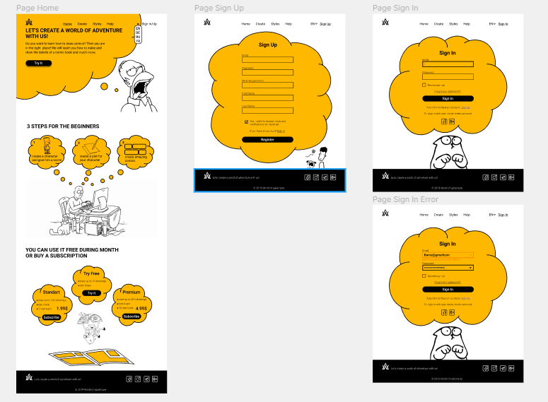 GitHub - Lisinchyk/comic-site