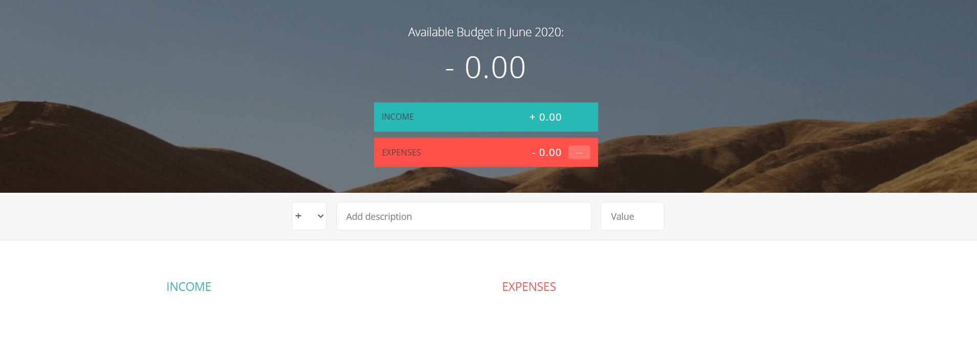 GitHub - loogar/Budget-planning: A budget planning site with Javascript