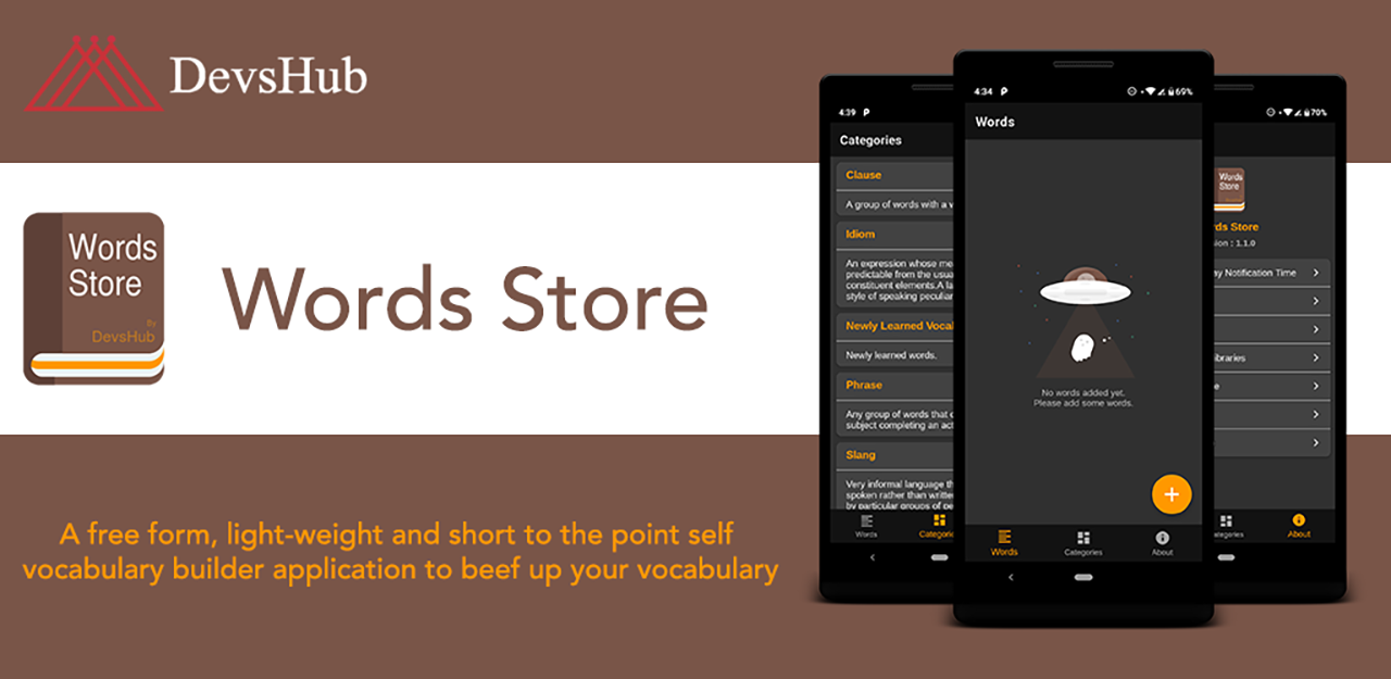 GitHub - RkNaing/WordStore: a free form, light-weight and short to the ...