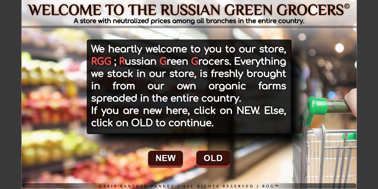 GitHub - sntoshx/RGG: RGG - Russian Green Grocers is a simple yet a smooth web application which ...