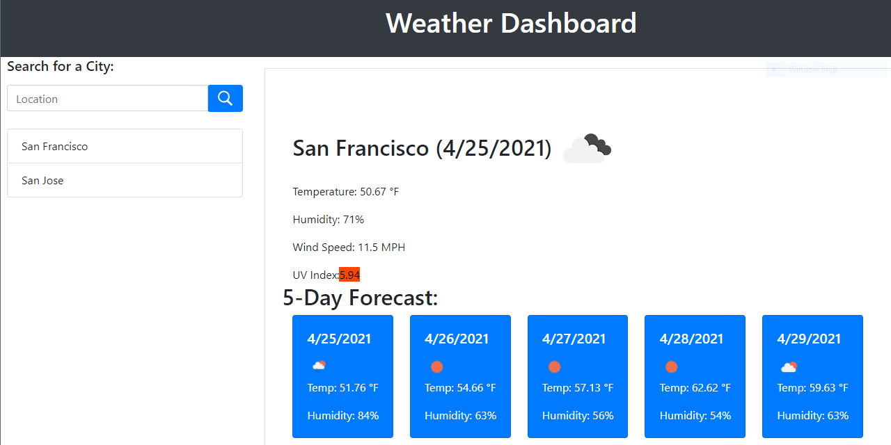 GitHub - redmarmaduke/weather-dashboard
